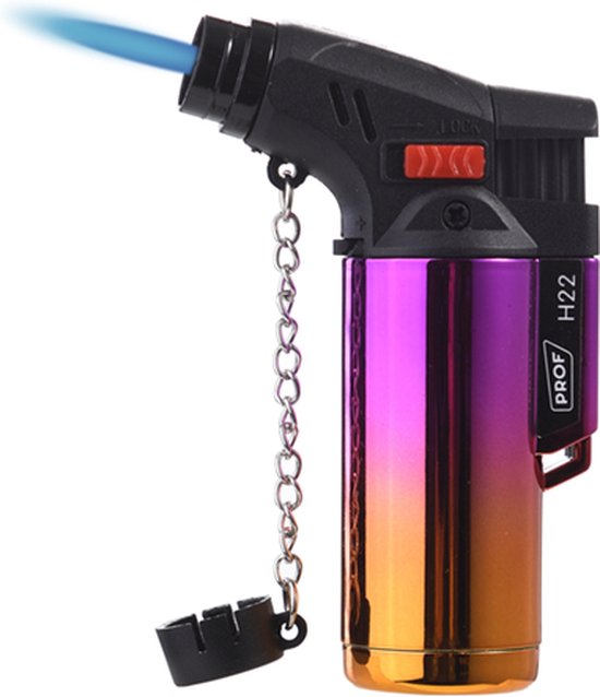 Prof Mini Gasbrander Geanodiseerd - Paars Goud - Vuurwerk Aansteker ...