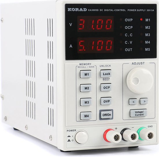Korad KA3005P - Accessoires - Elektronica - Programmeerbare DC -voeding ...