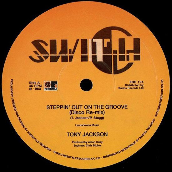 Tony Jackson – Steppin' Out On The Groove - 12" reissue 2022, Tony ...