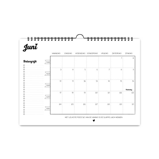 Winkeltjevananne Maandkalender 2024 - A3 | bol