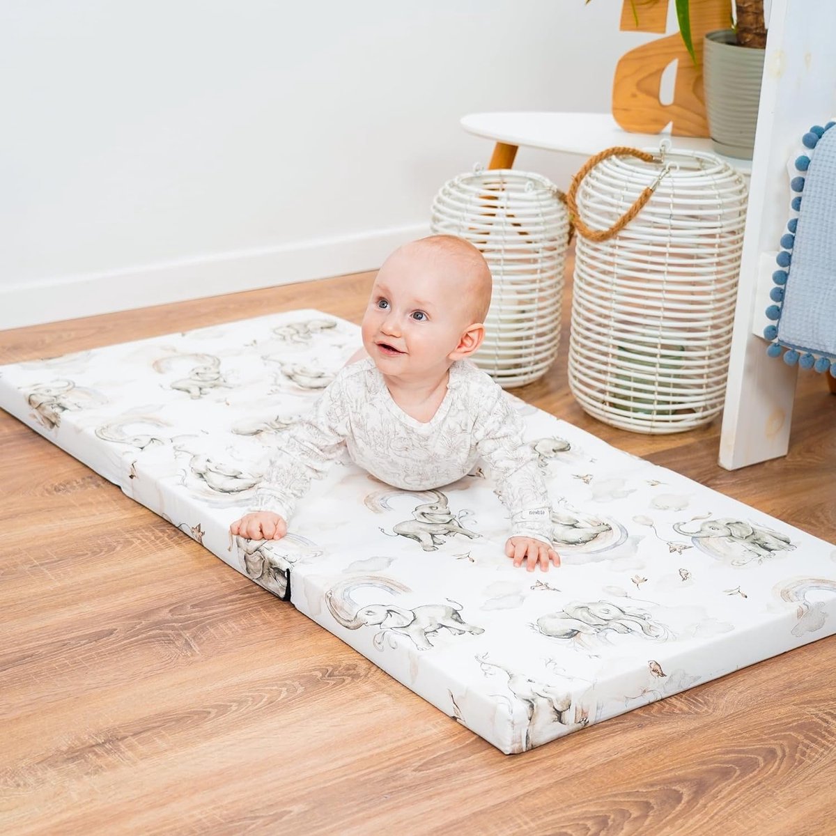 Reisbed matras 60x120 cm opvouwbaar - dikke opvouwbare matras voor baby ...