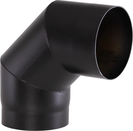 Bocht 90° Ø160 2mm zwart | bol