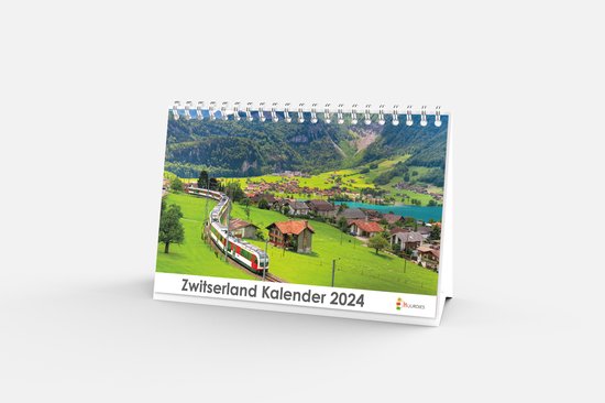 Bureaukalender 2024 - Zwitserland - 20x12cm - 300gms | bol