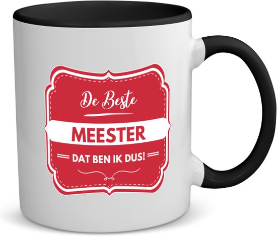 Akyol - de beste meester, dat ben ik dus koffiemok - theemok zwart - Meester - iemand... | bol