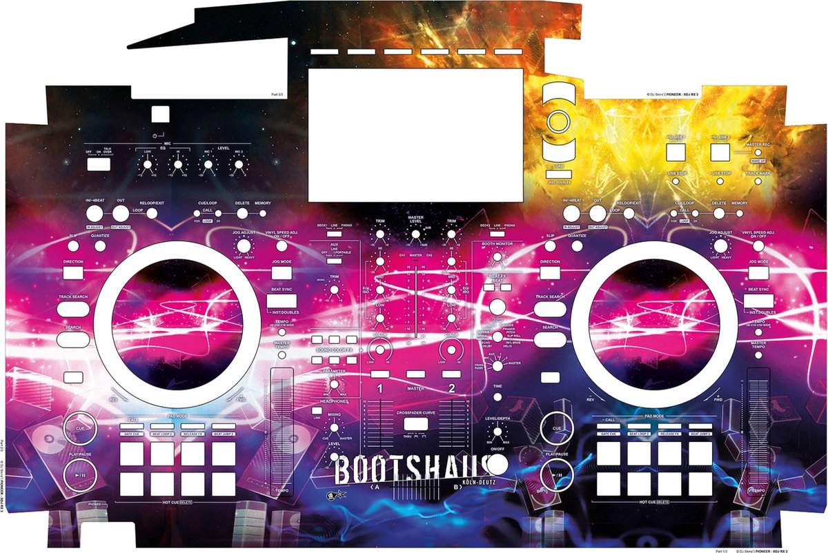 dj-skins Pioneer DJ - XDJ-RX3 Skin - Bootshaus - DJ-skin | bol