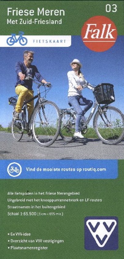 Fietskaart- Friese Meren | 9789028705005 | Boeken | bol