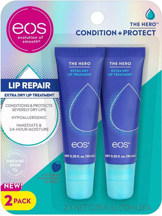 eos - The Hero Lip Repair - Extra Dry Lip Treatment - 24HR Moisture ...