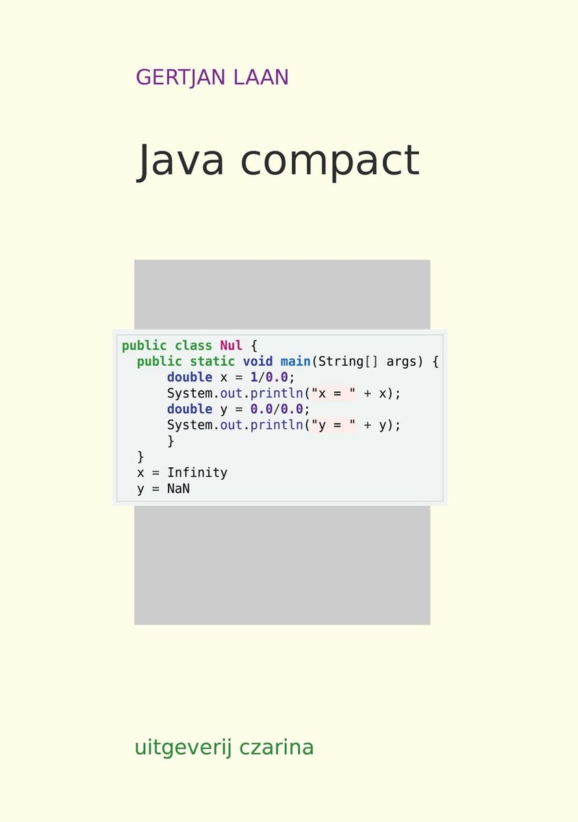 Java Compact, Gertjan Laan | 9789492481047 | Boeken | bol