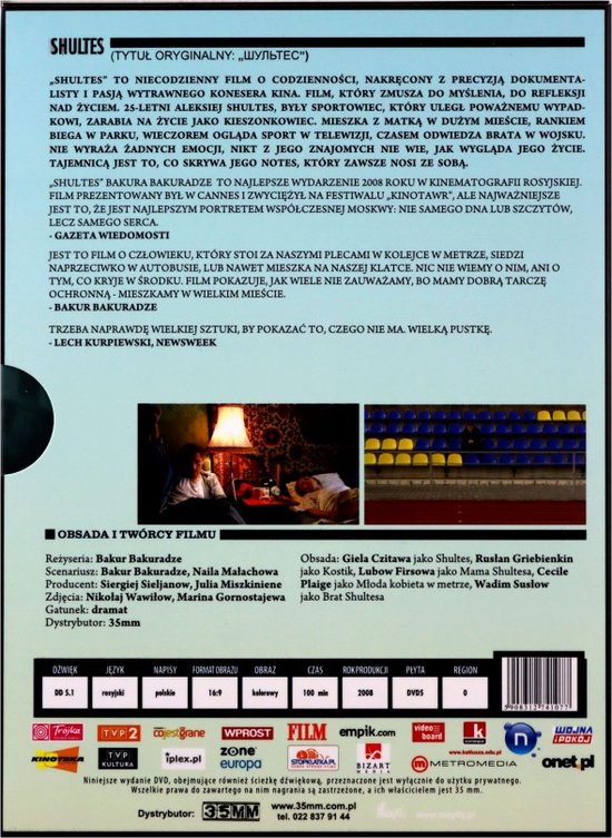 Shultes [DVD] (Dvd), Ruslan Grebyonkin | Dvd's | bol