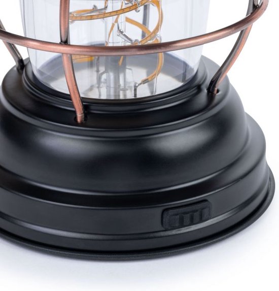 Barebones Outpost Lantern - Tafellampen elektrisch - Antique Bronze | bol