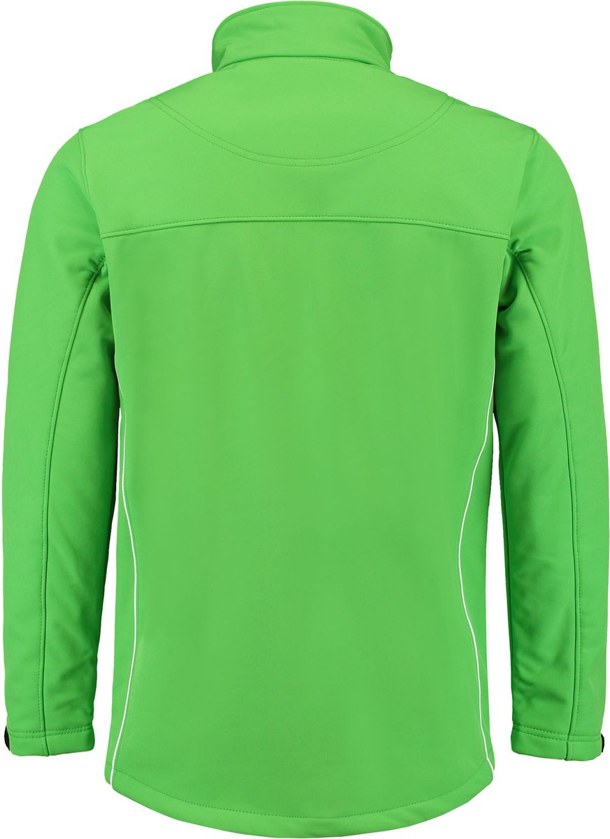 Lemon & Soda Softshell jacket voor heren in de kleur lime in de maat ...