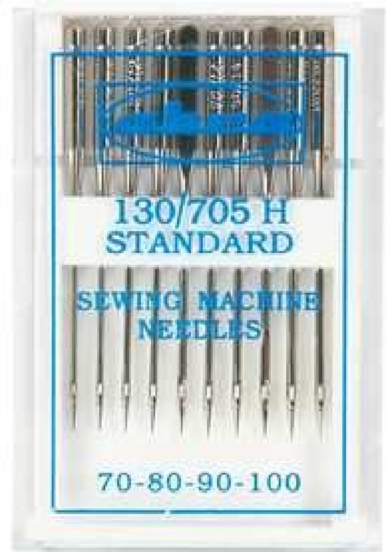 Naaimachine naalden, afm 70+80+90+100, 10 stuk/ 1 doos | bol