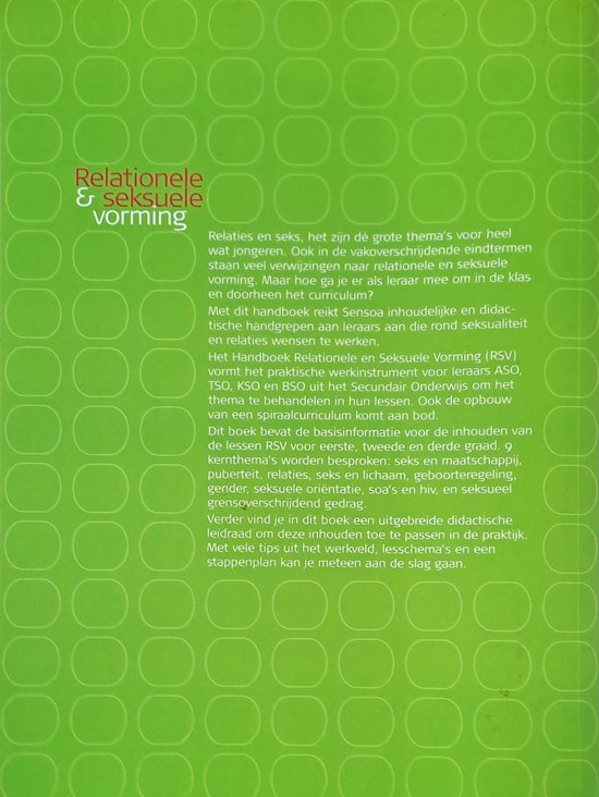 Relationele & Seksuele Vorming | 9789044126891 | Kim Peeters | Boeken | bol