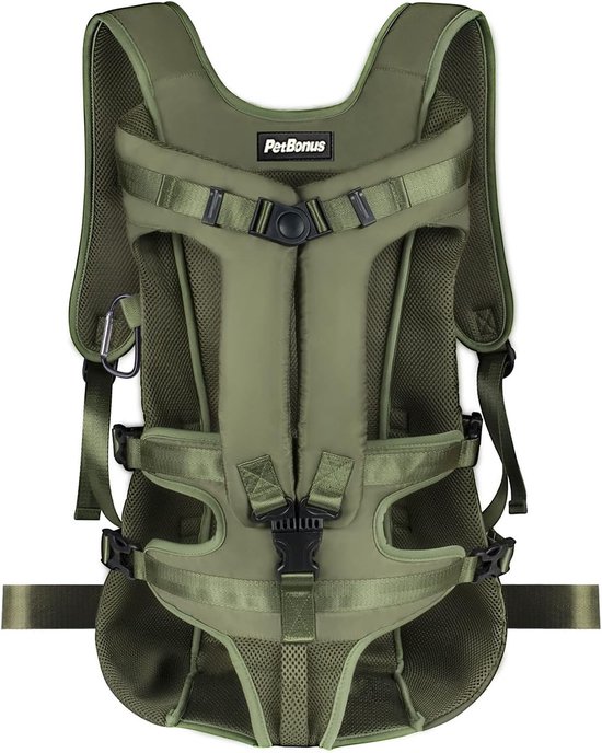 Hondenborstdrager, rugdrager, verstelbaar, makkelijk te gebruiken, laat ...