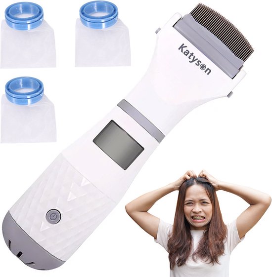 Luizenkam- Kam voor luizen Neten elektrische filterstofzuiger ...