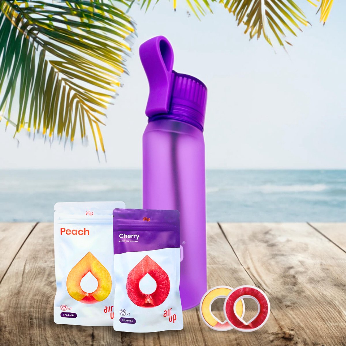 Air Up Drinkfles paars starterskit - 650 ml Bottle - Inclusief 2 pods - starterskit -... | bol.com