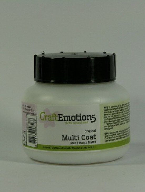 Multi coat decoupagelijm mat 250 ml - Incl. Goodie | bol