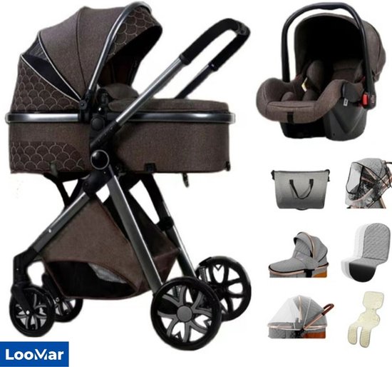 LooMar 3 in 1 kinderwagen - multi-functionele kinderwagen - Buggy ...