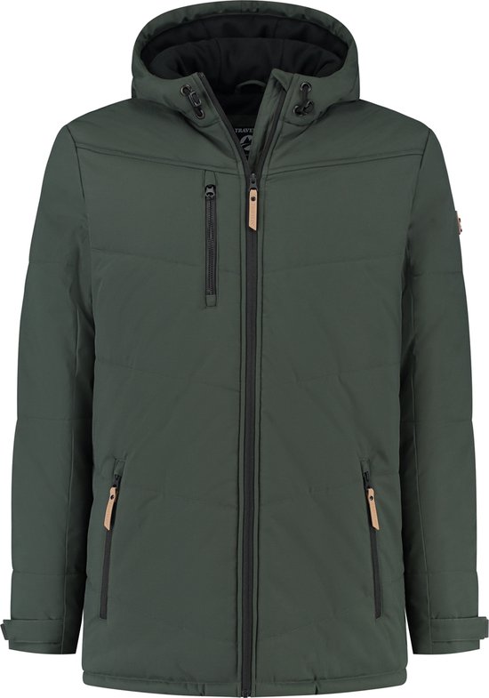 Travelin' Jack Guss - Winterjas Heren - Waterdicht Winddicht - Groen ...
