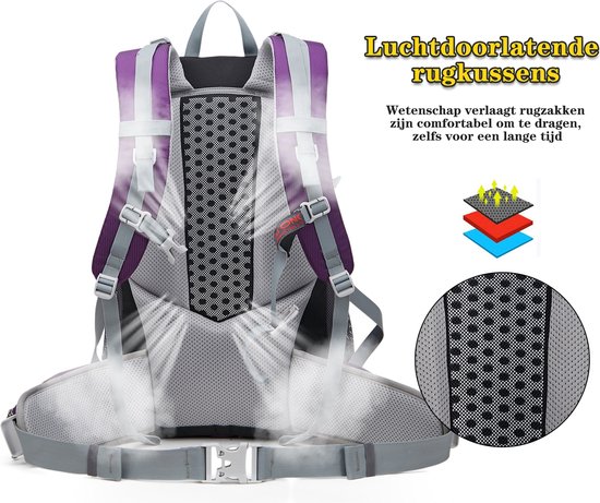 TAN.TOMI - Backpack - Wandelrugzak Dames & Heren - Outdoor Rugzak ...