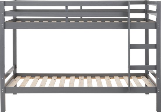 Alpi stapelbed 90 grijs | bol
