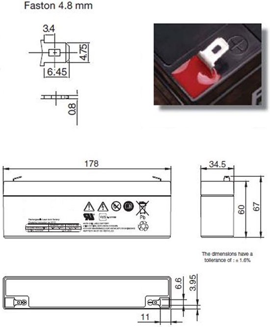 Viega batterij 12V geschikt voor Grundfix Plus model 4987.51 als een ...