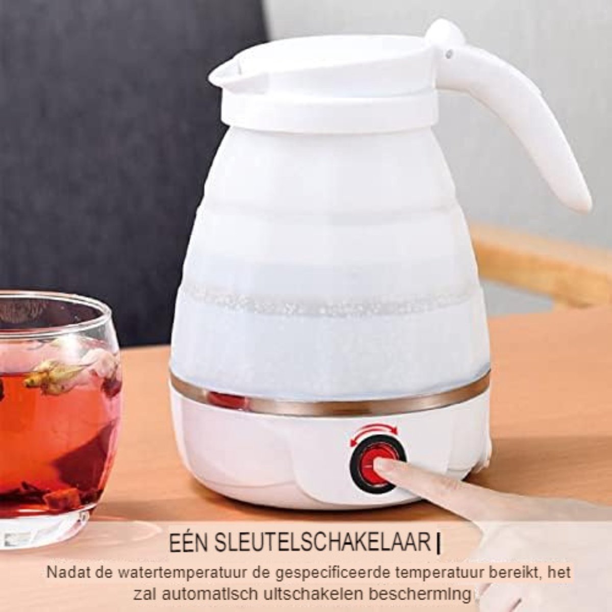 Graytified - Draagbare Waterkoker - Reiswaterkoker- Mini Waterkoker ...