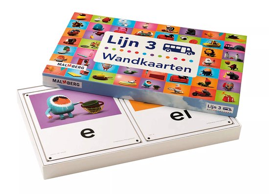 Lijn 3 groep 3 Set letterwandkaarten en ophangsysteem | 9789034577931 ...