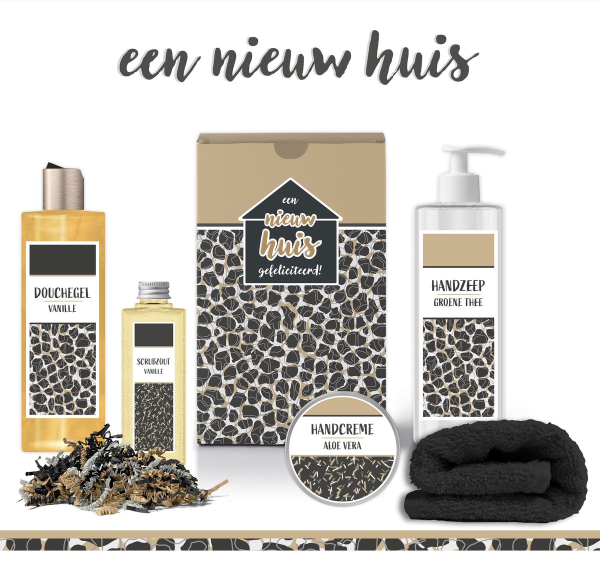 Geschenkset "Een nieuw huis" - 5 Producten - 800 Gram | Luxe cadeaubox - Een nieuwe... | bol