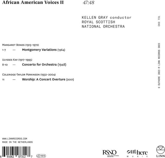 Kellen Gray, Royal Scottish National Orchestra - African American ...