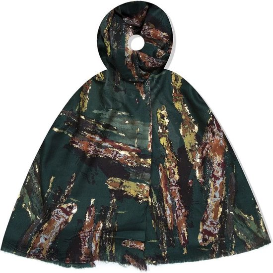 Fabienne Winter Sjaal - Scarf - Wintersjaal Dames - Groen | bol