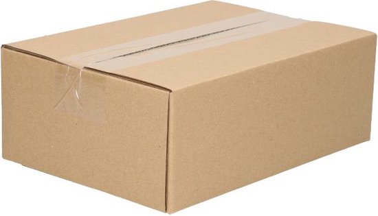 20x Verzenddoos 230 x 160 x 80 mm met rillijnen - B- golf (± 3,0 mm ...