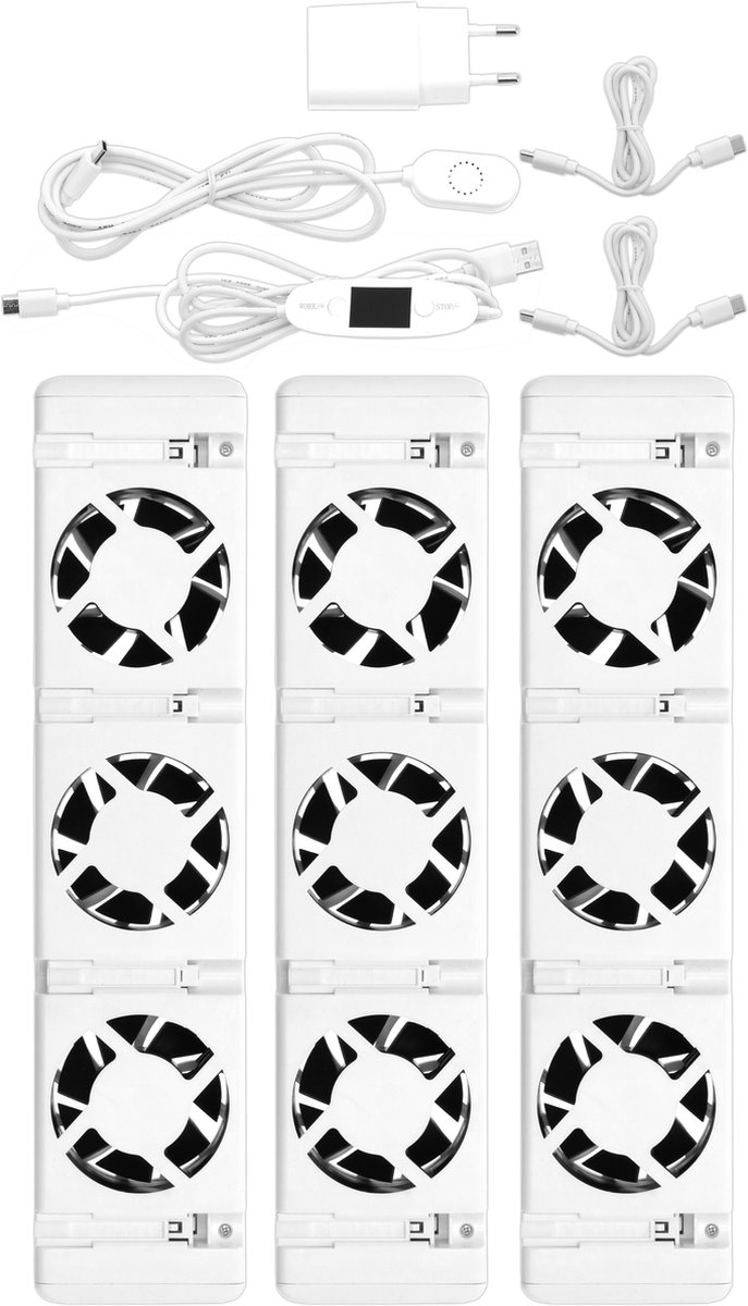 Livn Radiatorventilator Trio Set - Voor bijna alle typen radiatoren ...