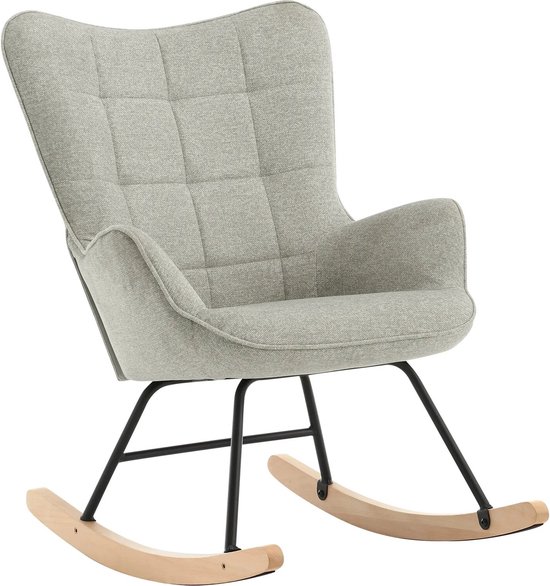 Kamyra® Luxe Volwassenen Schommelstoel - Flanellen Schommelbank - Voor ...