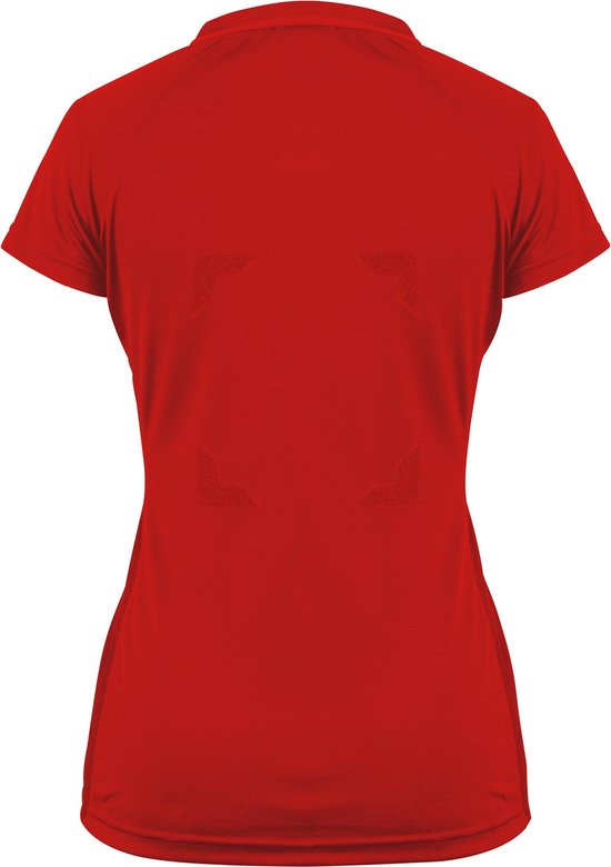 Gilbert Netball Eclipse Hook and Loop Top - W 10 - Rood | bol