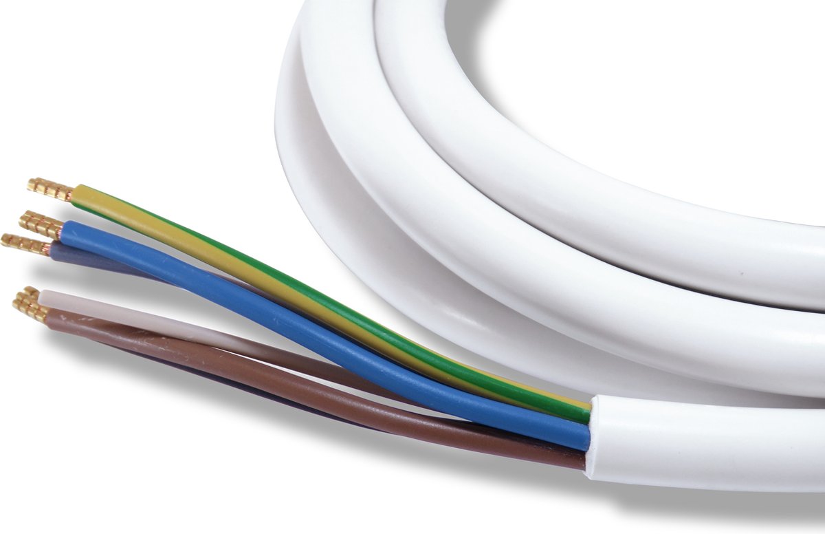 Dparts perilex aansluitkabel - 5x2.50mm - 2,5 meter - stekker met snoer ...