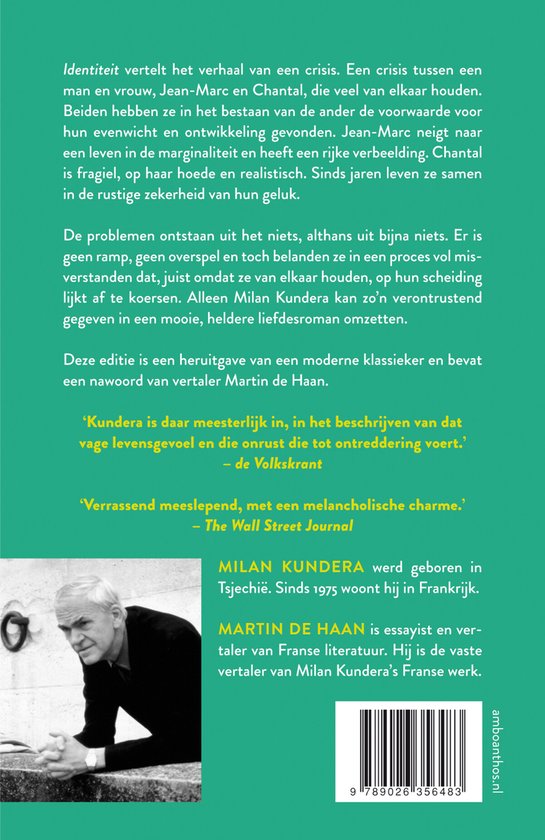 Identiteit, Milan Kundera | 9789026356483 | Boeken | bol