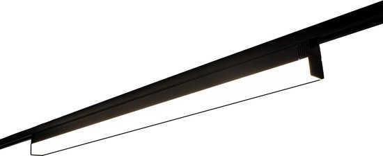 LED 1-fase Railarmatuur | 36 Watt | Zwart | 90cm | 4000K - Naturel wit ...