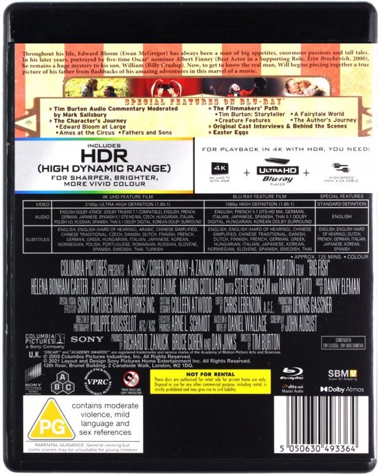 Big Fish, Albert Finney | Dvd's | bol