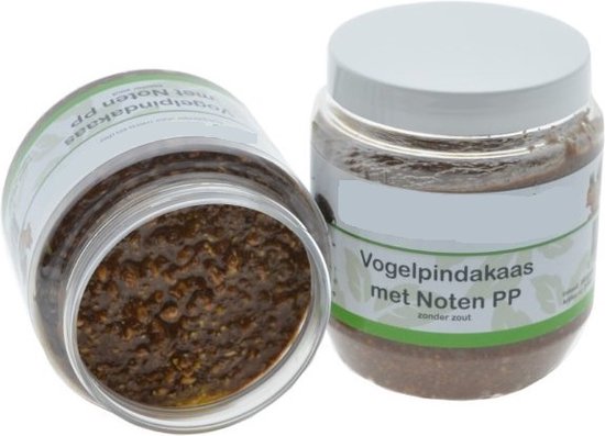 Vogelpindakaas met noten 350gram - 12 potten - Vogelvoer | bol