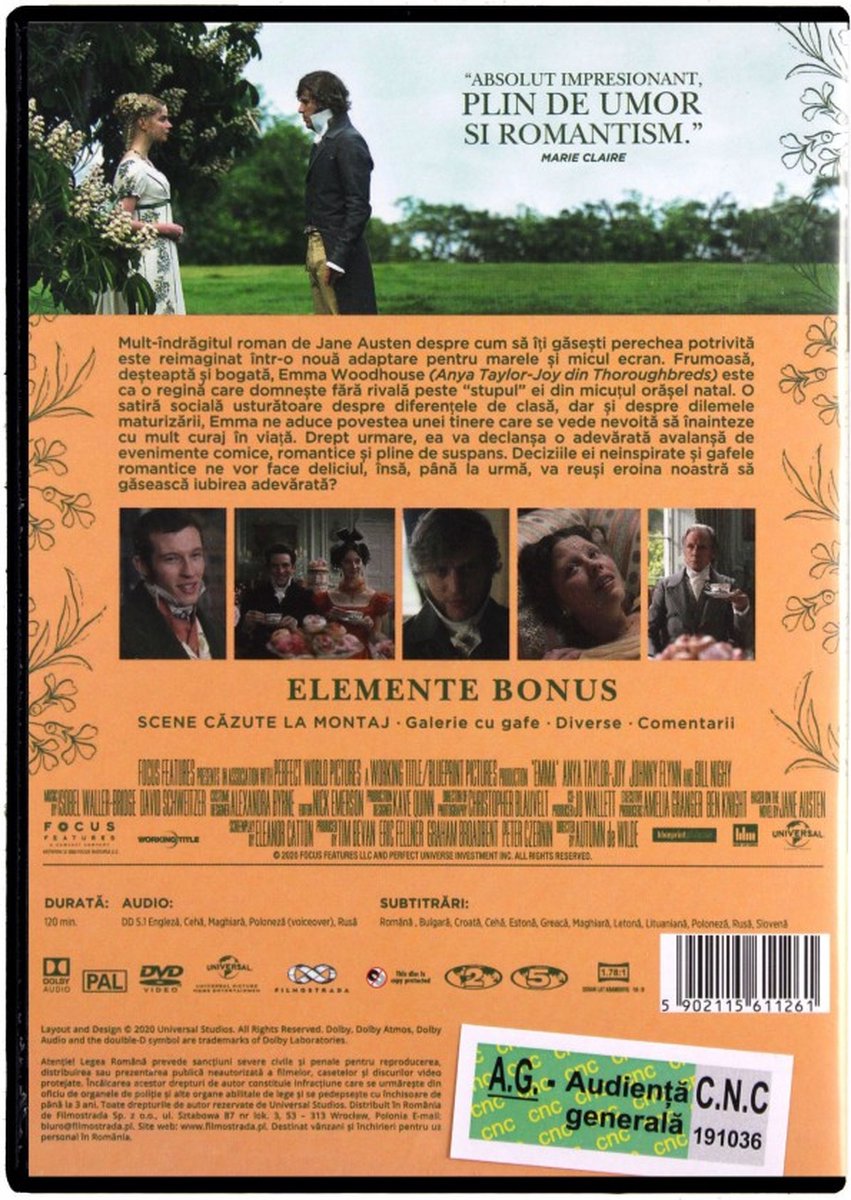 Emma. [DVD] (Dvd), Angus Imrie | Dvd's | bol.com