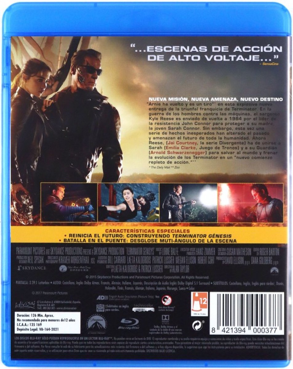 Terminator Genisys [Blu-Ray] (Blu-ray), Jai Courtney | Dvd's | bol.com