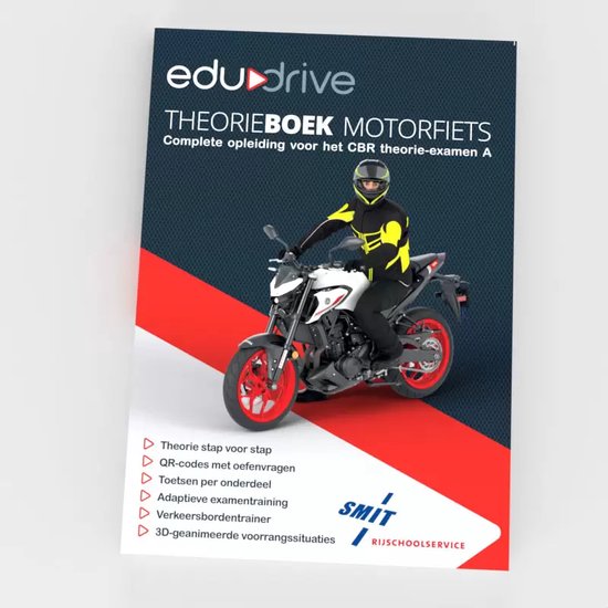 Edudrive Theoriebox Motor 2024 A Theorieboek + Online CBR Examentraining + Online... | bol