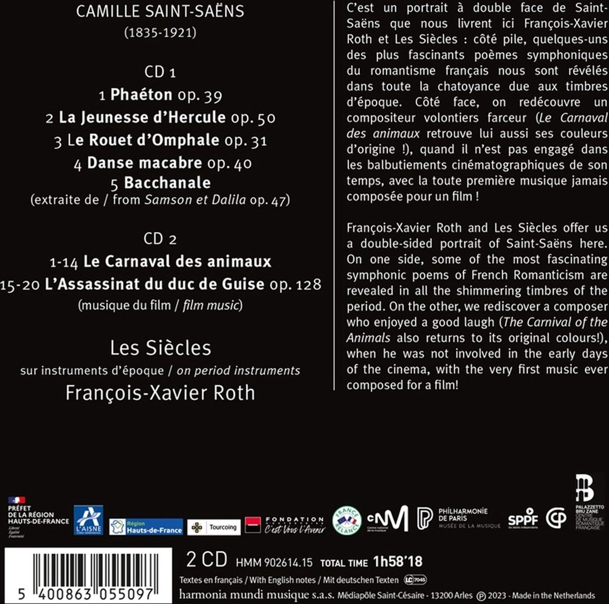 Daniel Roth, Les Siècles, François-Xavier Roth - Saint-Saens: Symphonic ...