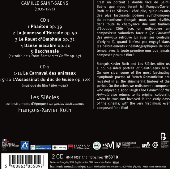 Daniel Roth, Les Siècles, François-Xavier Roth - Saint-Saens:Symphonic ...