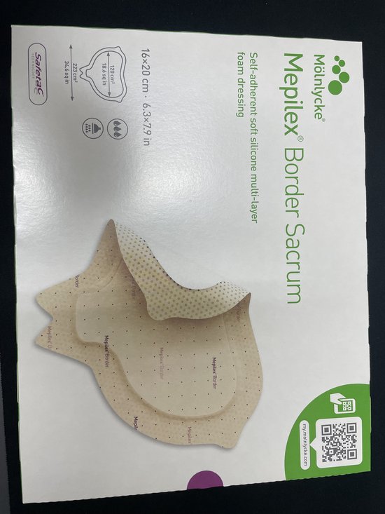 Mepilex Border Sacrum 16 x 20 cm | bol