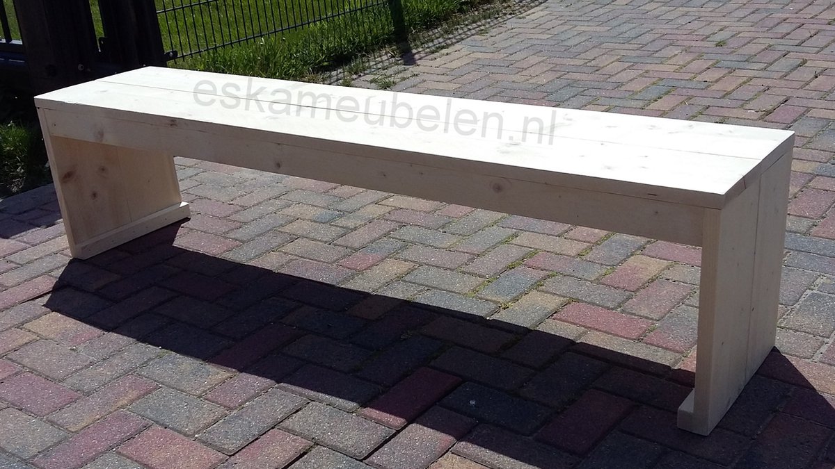 Bankje - van steigerhout - voor binnen - voor buiten - eetkamerbank ...