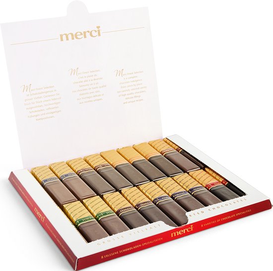 Merci Finest Selection - "Bedankt" - Gepersonaliseerd Merci chocolade ...