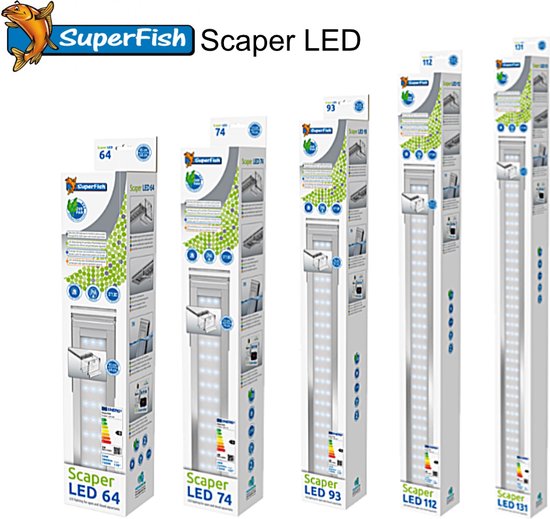Superfish Scaper Led 112 cm - Aquarium LED Verlichting - 44 Watt | bol