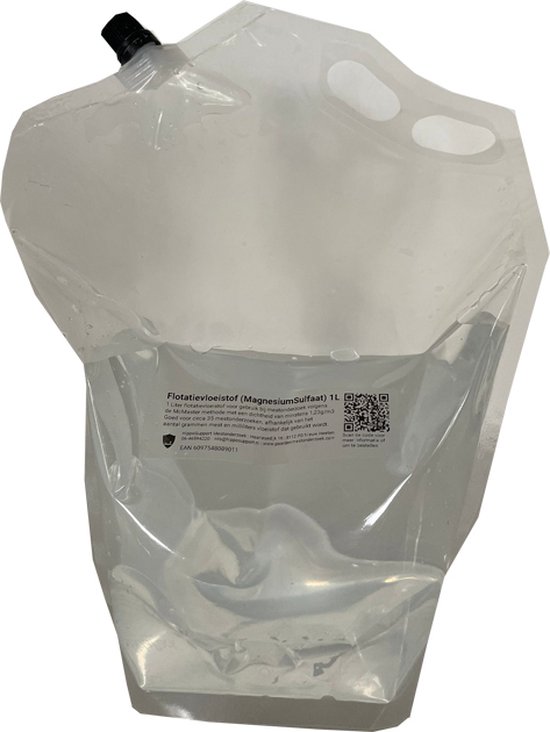 Flotatievloeistof (Magnesiumsulfaat) 1 liter kant en klaar (1,23g/cm3 ...